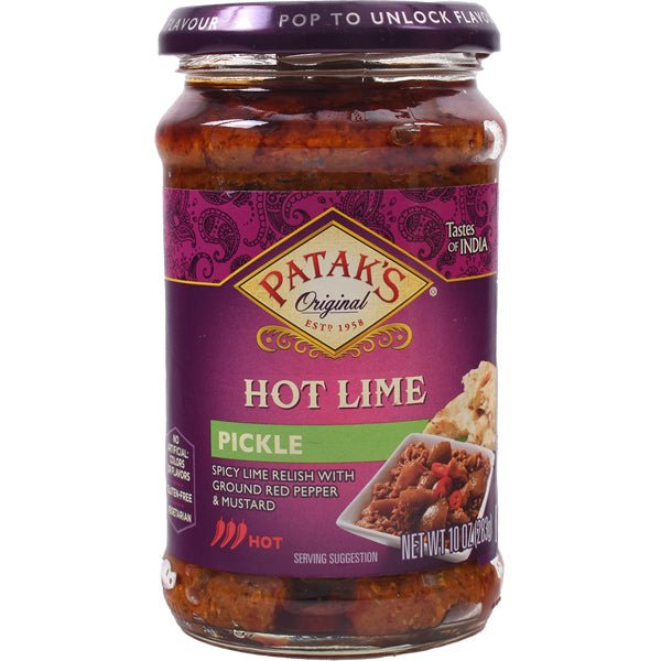 Buy Patak's Hot Lime Pickle - Hot 10 oz. - Sadaf.com