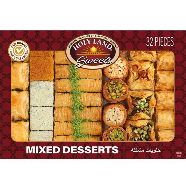 Holy Land Mixed Desserts | 32 pieces - 1050g – Sadaf.com