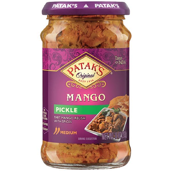Buy Sadaf Patak's Mango Pickle - Medium 10 oz. - Sadaf.com