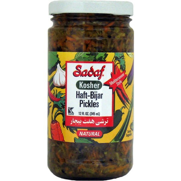 Sadaf Kosher Haft Bijar Pickles Torshi - 12 oz. | Pickled Vegetables ...
